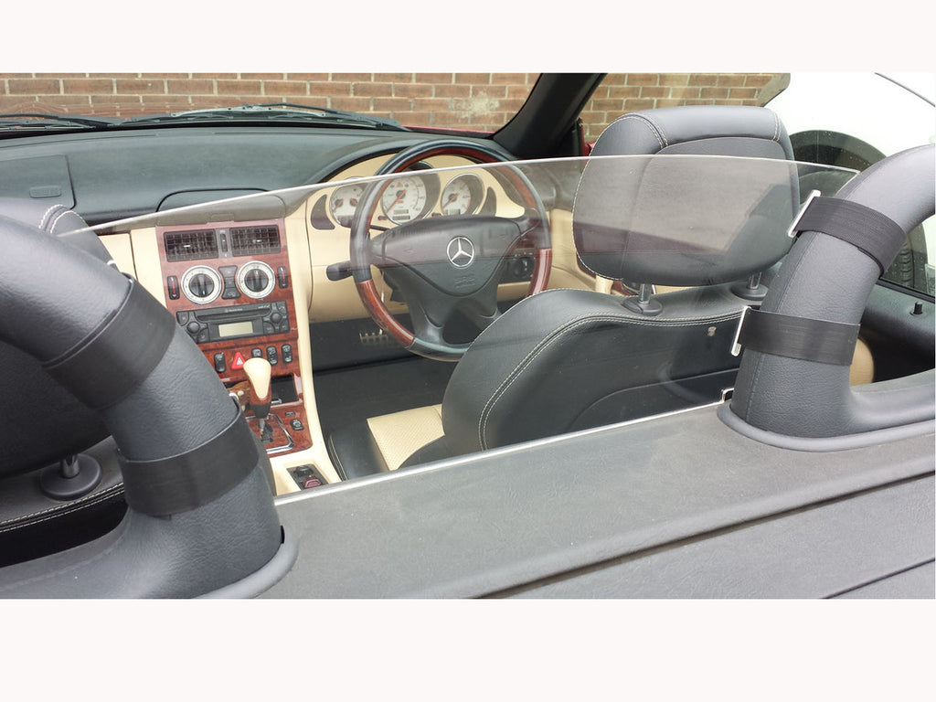 Mercedes SLK R170 1996-2004 HALF Size Wind Deflector Clear Perspex ...